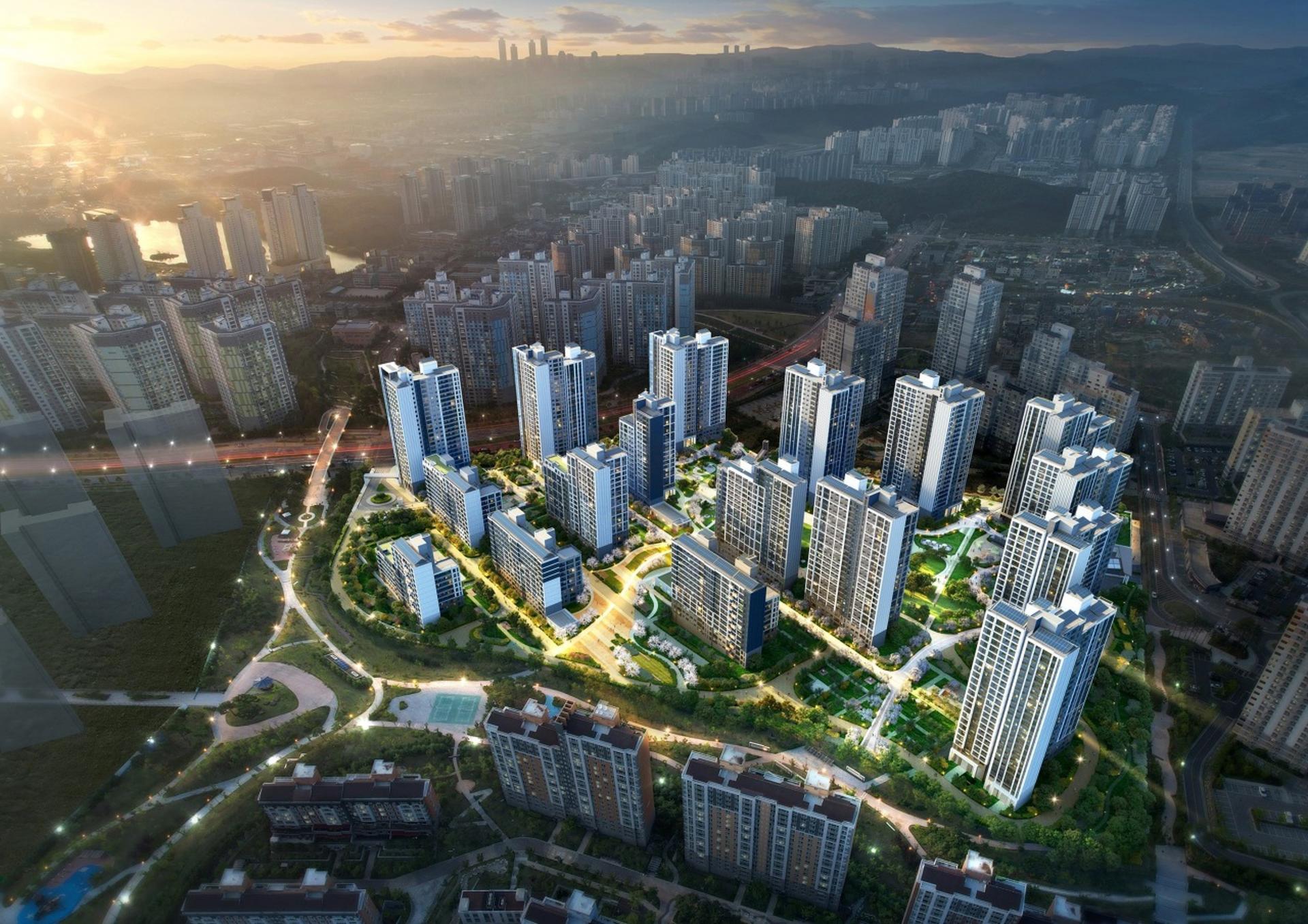 동탄 호수공원 자연앤푸르지오